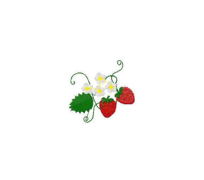 Machine Embroidery Designs Set Strawberries | Etsy