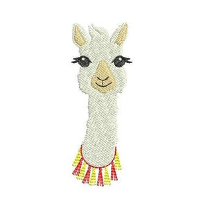 Machine Embroidery Designs Llama Alpaca Head - Etsy