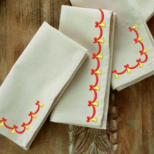 Christmas Bells Borders and Corners Machine Embroidery Designs - Etsy