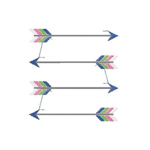 5 Designs Set Arrows Machine Embroidery Designs - Etsy