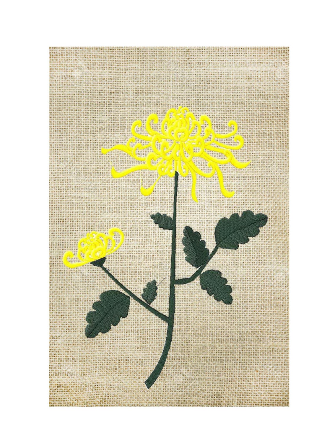 Machine embroidery set flowers Japanese embroidery | Etsy