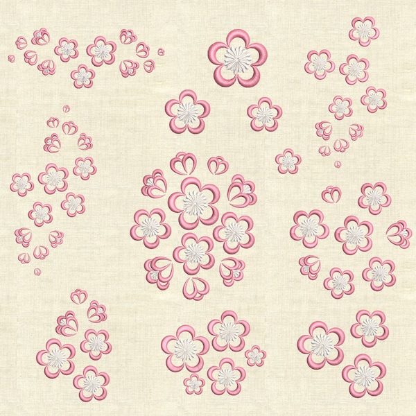 Sakura Embroidery - Etsy