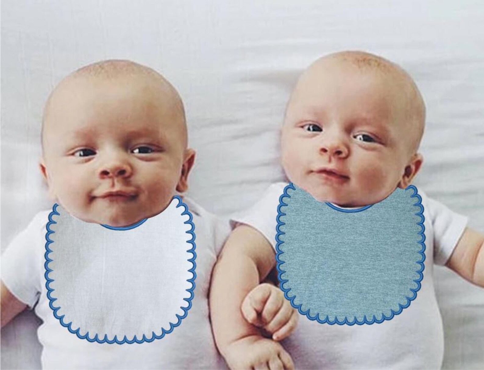 Scallops Baby Bibs Machine Embroidery Designs - Etsy