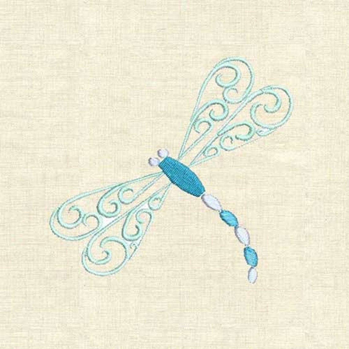 Machine Embroidery Design Dragonfly - Etsy