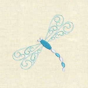 Machine Embroidery Design Dragonfly - Etsy