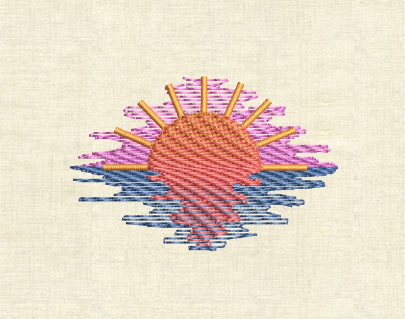 Mini Machine Embroidery Design Summer Set - Etsy