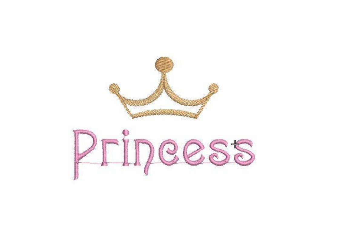Machine embroidery designs Princess | Etsy