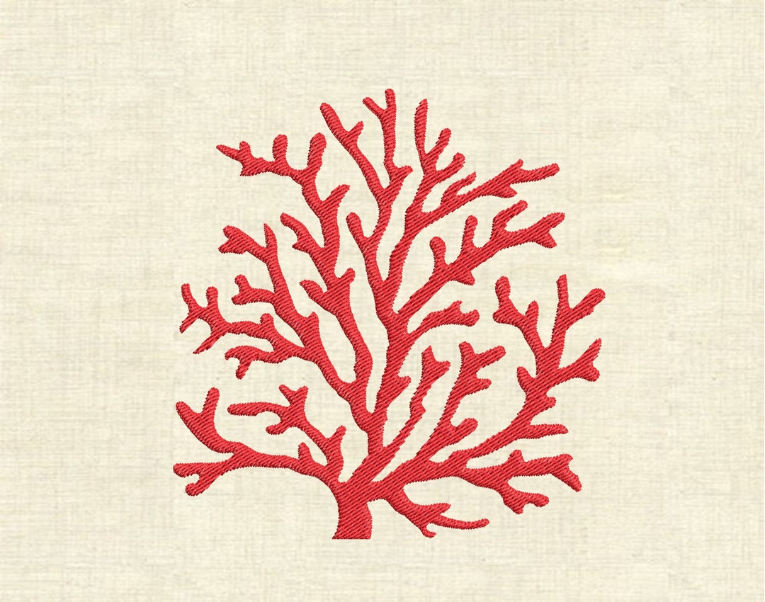 Coral Machine Embroidery Design Coral Reef, Corals, Summer, Beach ...