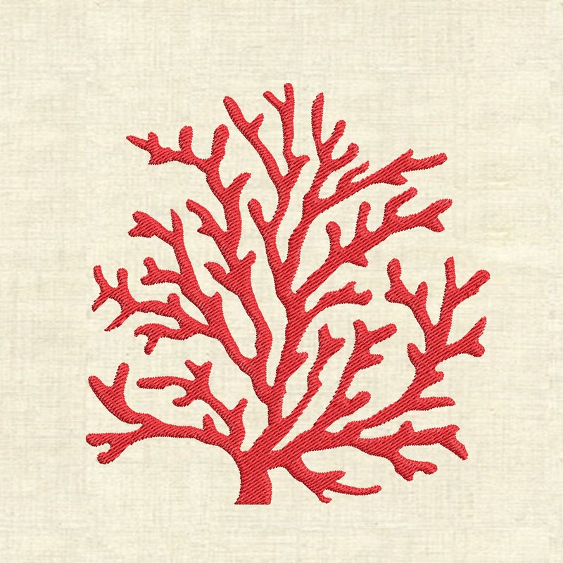 Coral Embroidery - Etsy
