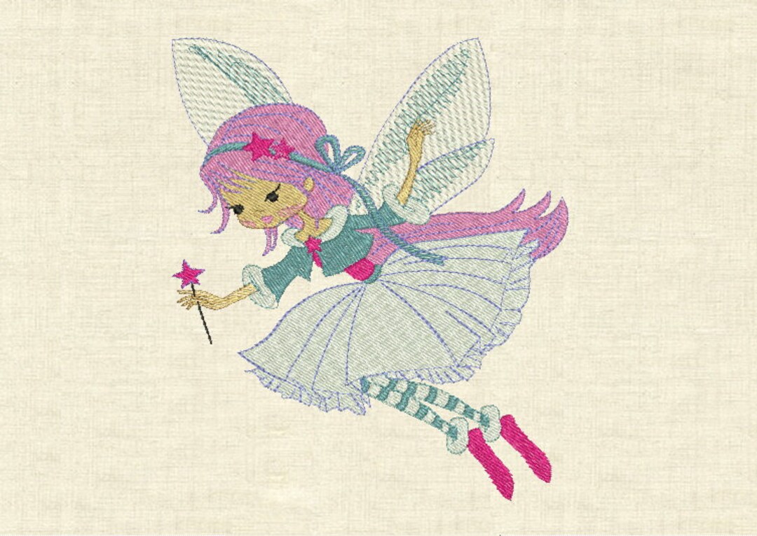 Machine Embroidery Designs Fairy Elf - Etsy