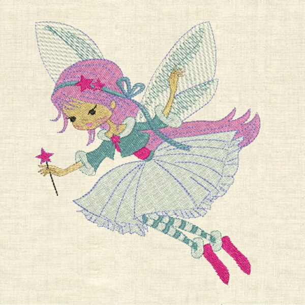 Fairy Machine Embroidery Designs - Etsy