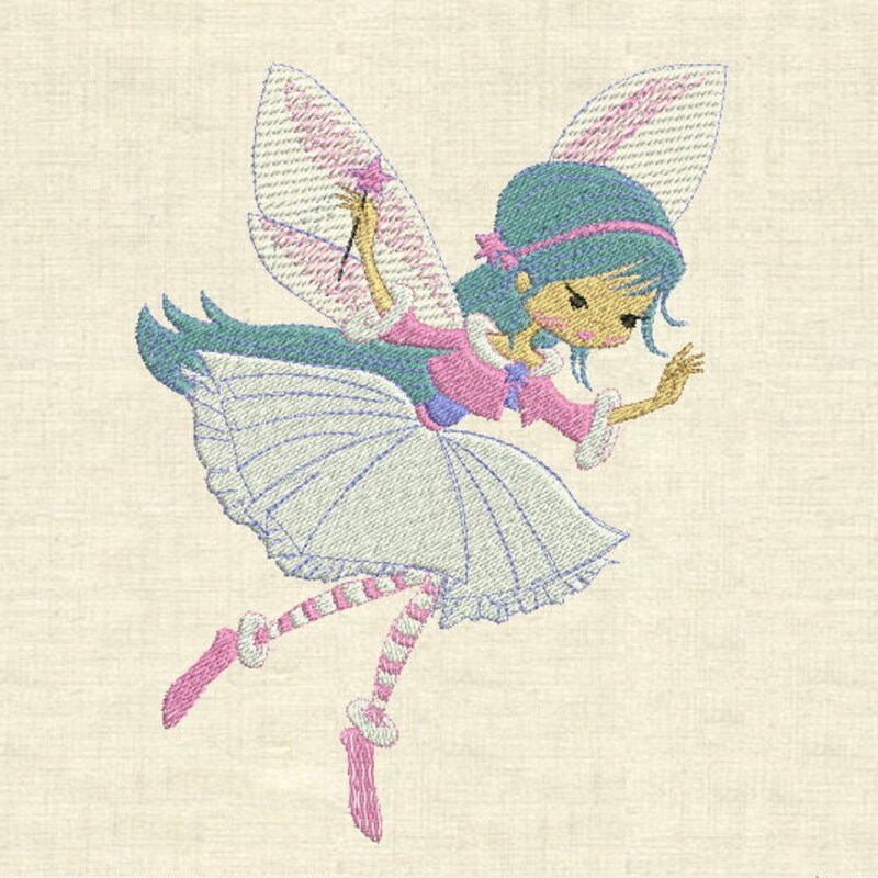 Fairy Machine Embroidery Designs - Etsy