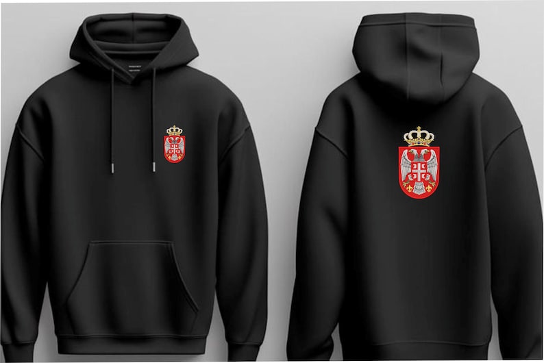 Serbian National Coat of Arms Crest Eagles Machine Embroidery Designs ...