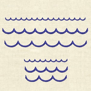 Scallop Borders and Corners Set Machine Embroidery Designs - Etsy