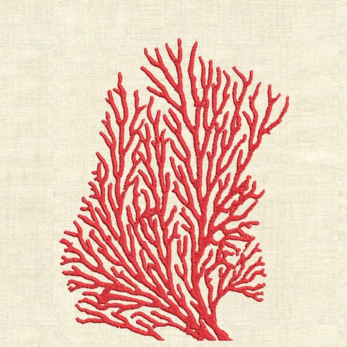 Coral Reef Embroidery Design. Machine Embroidery Design. Coral - Etsy