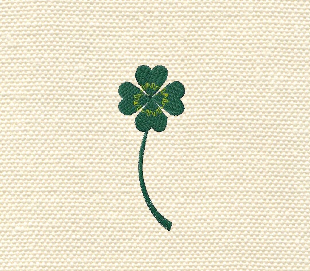 Machine Embroidery Clover - Etsy