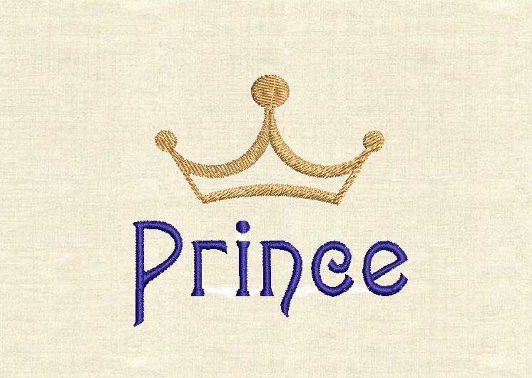 Machine Embroidery Designs Prince - Etsy