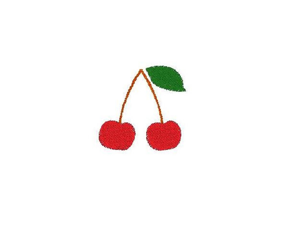Machine Embroidery Designs Fruit Cherry | Etsy