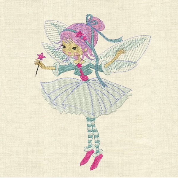Fairy Machine Embroidery Designs - Etsy