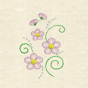 Flowers Set Machine Embroidery Designs - Etsy