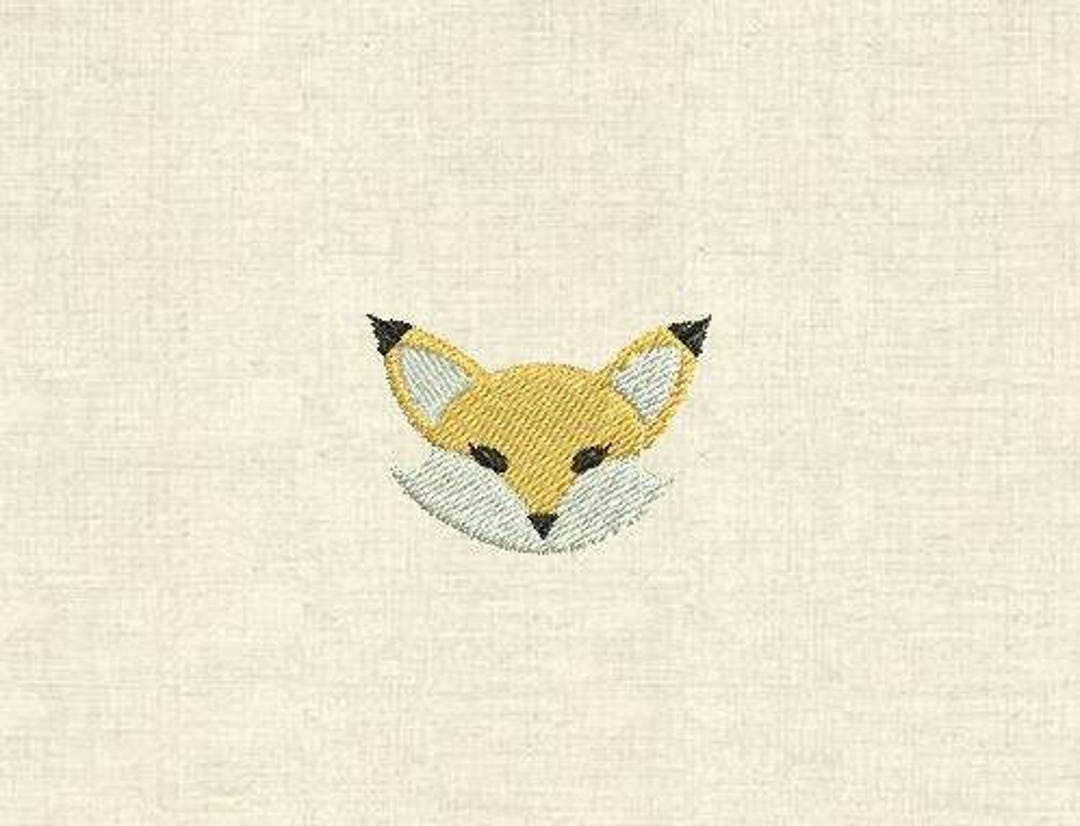 Machine Embroidery Design Fox Head - Etsy