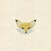 Machine Embroidery Design Fox Head | Etsy