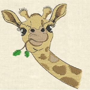 Machine Embroidery Designs Giraffe - Etsy