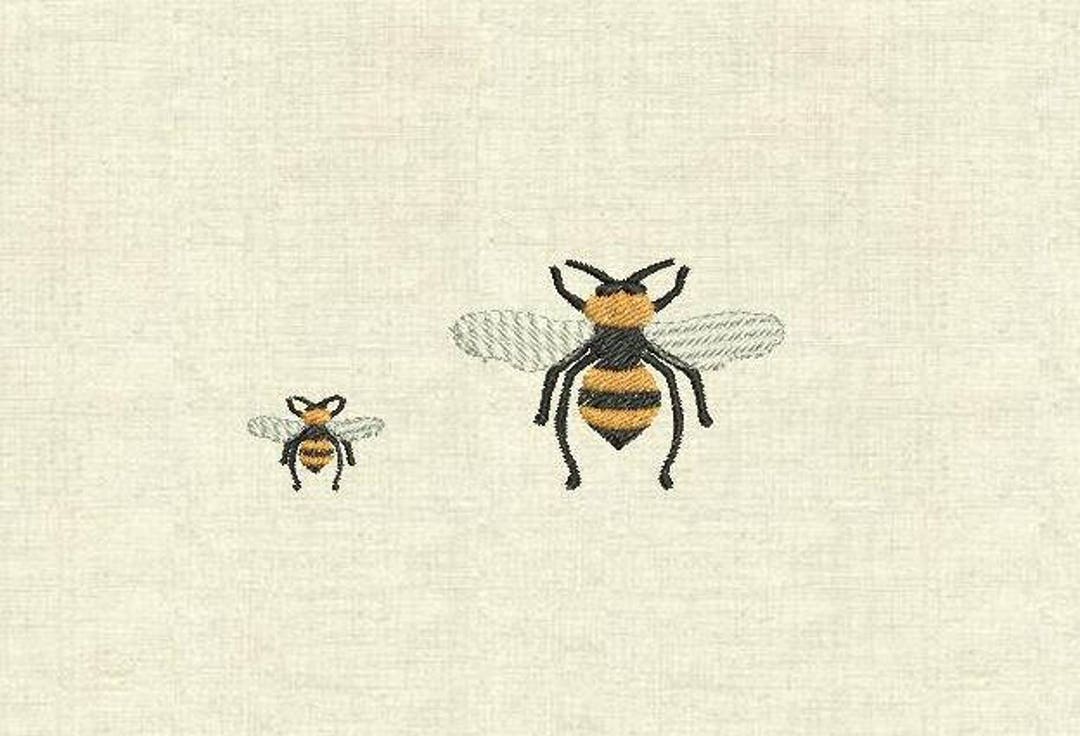 Bee Machine Embroidery Design - Etsy
