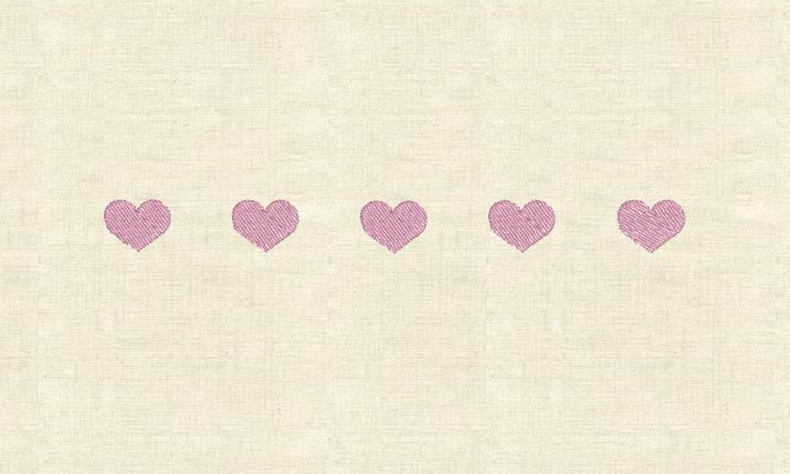 Heart Border Machine Embroidery Designs Hearts - Etsy
