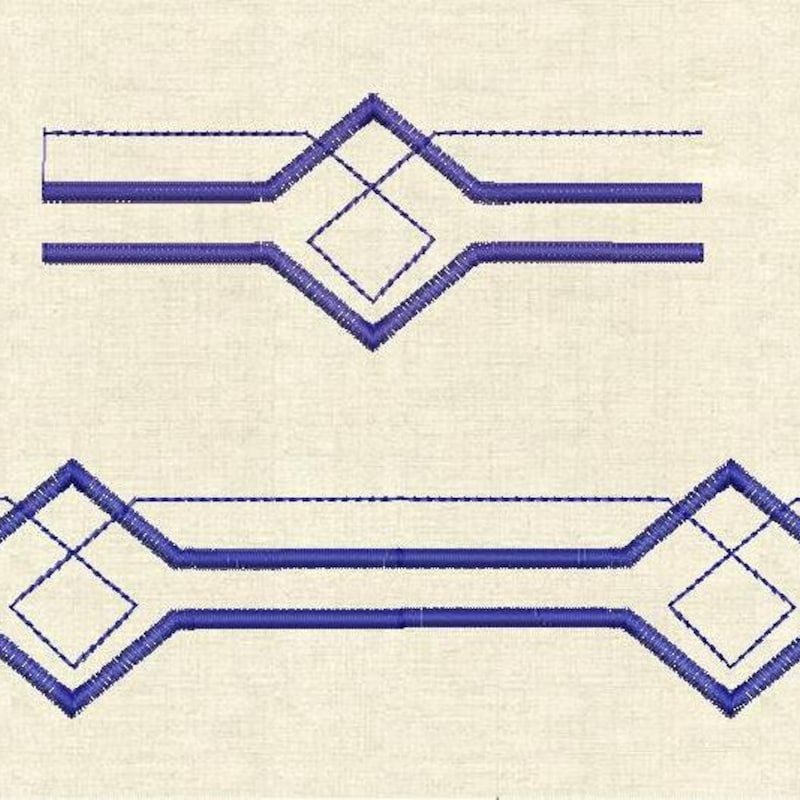 Geometric Embroidery - Etsy