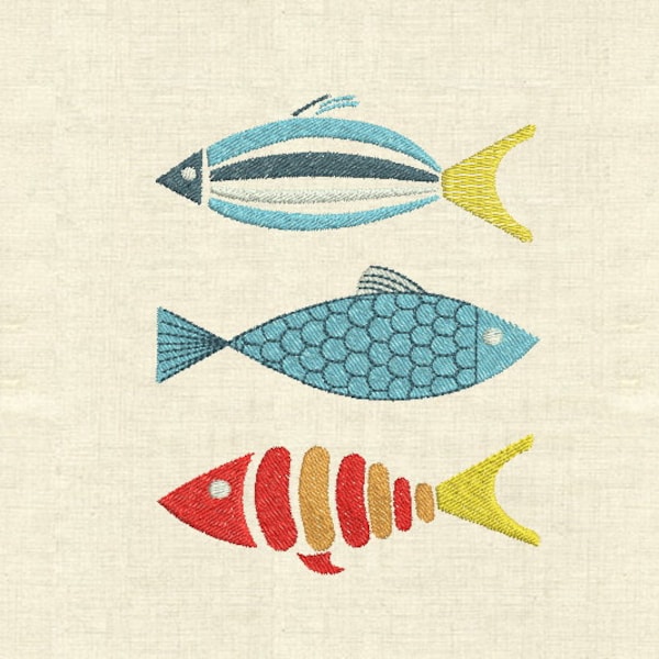 Fish Embroidery - Etsy