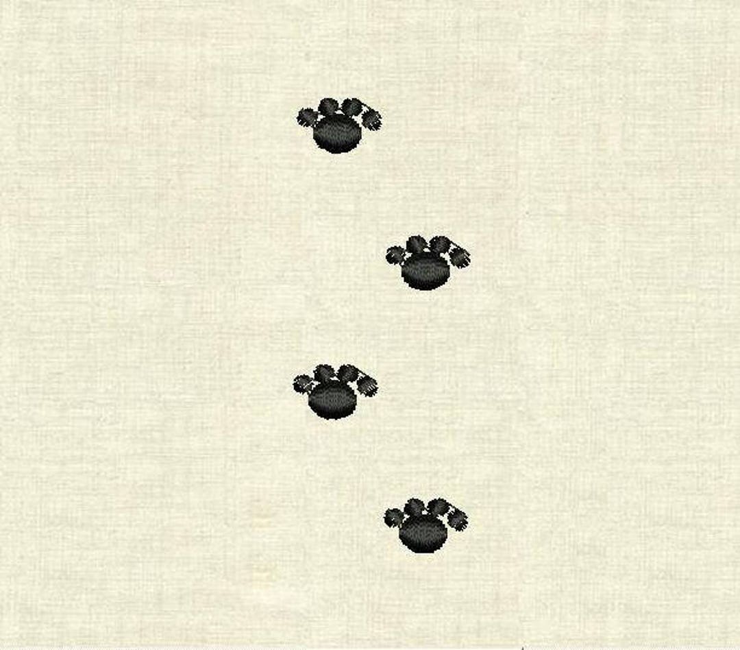 Machine Embroidery Design Cat, Dog, Paw Border - Etsy