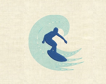 Mini Windsurfing Machine Embroidery Design 3 Sizes - Etsy