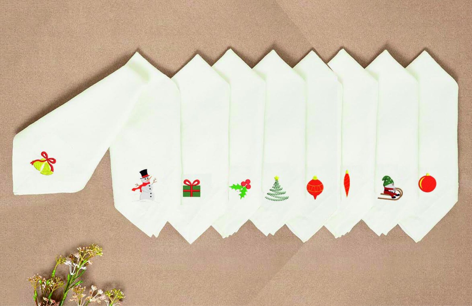 Mini Christmas Designs Set of 9 Machine Embroidery - Etsy