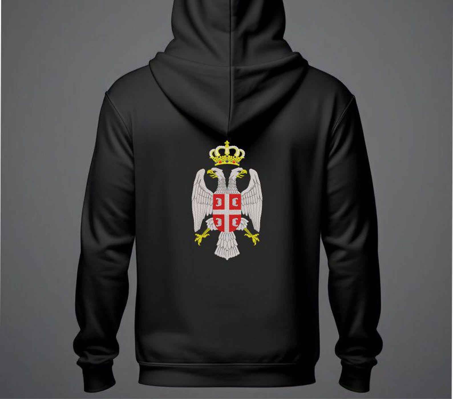 Serbian National Coat of Arms Crest Eagles Machine Embroidery Designs ...