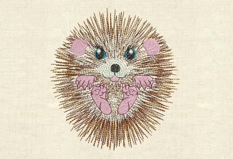 Hedgehog Machine Embroidery Designs - Etsy
