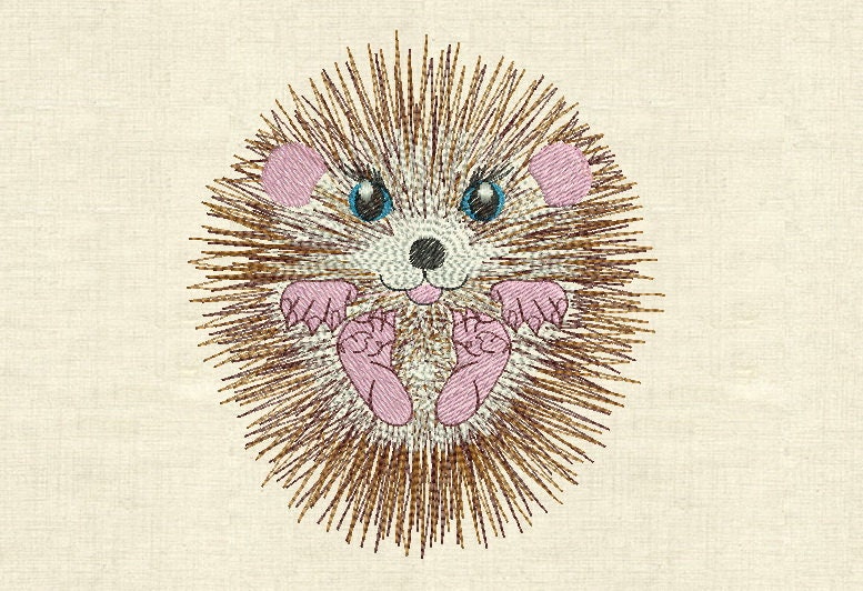 Machine Embroidery Designs Hedghog - Etsy