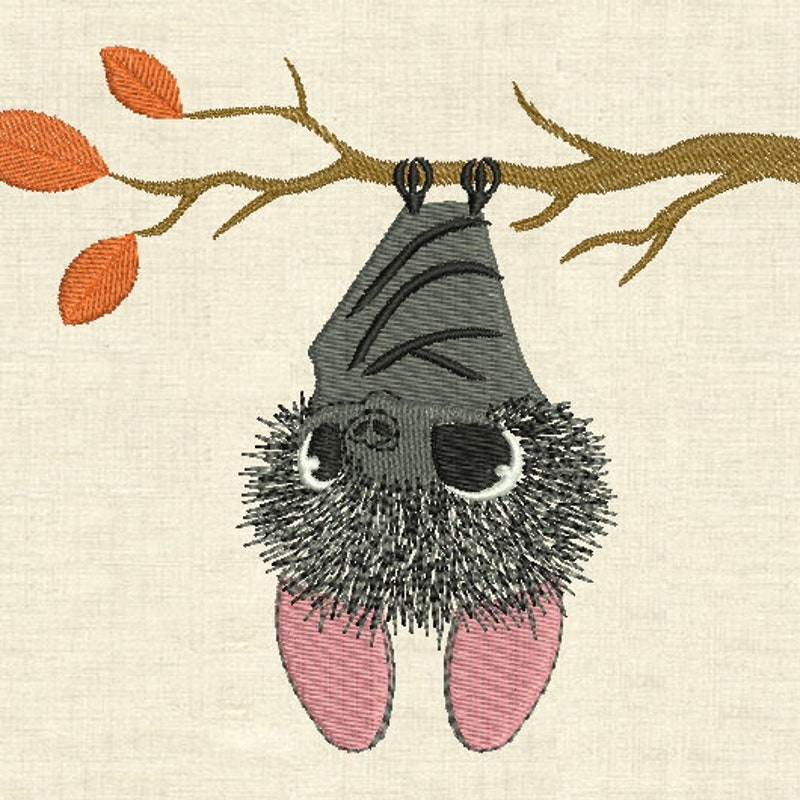 Bat Embroidery - Etsy