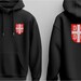 Serbian National Coat of Arms Crest Patch Machine Embroidery Designs 4 ...