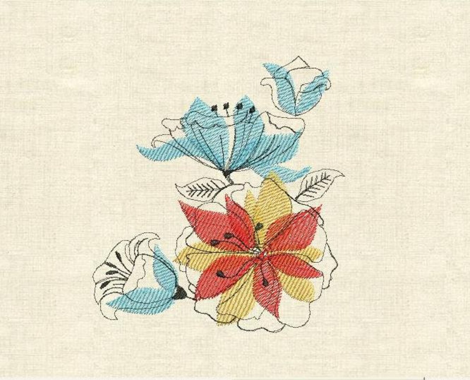 11 Designs Set Machine Embroidery Desigs Set Flowers - Etsy