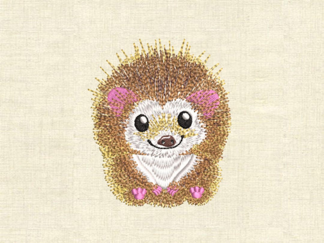 Baby Hedgehog Machine Embroidery Designs - Etsy