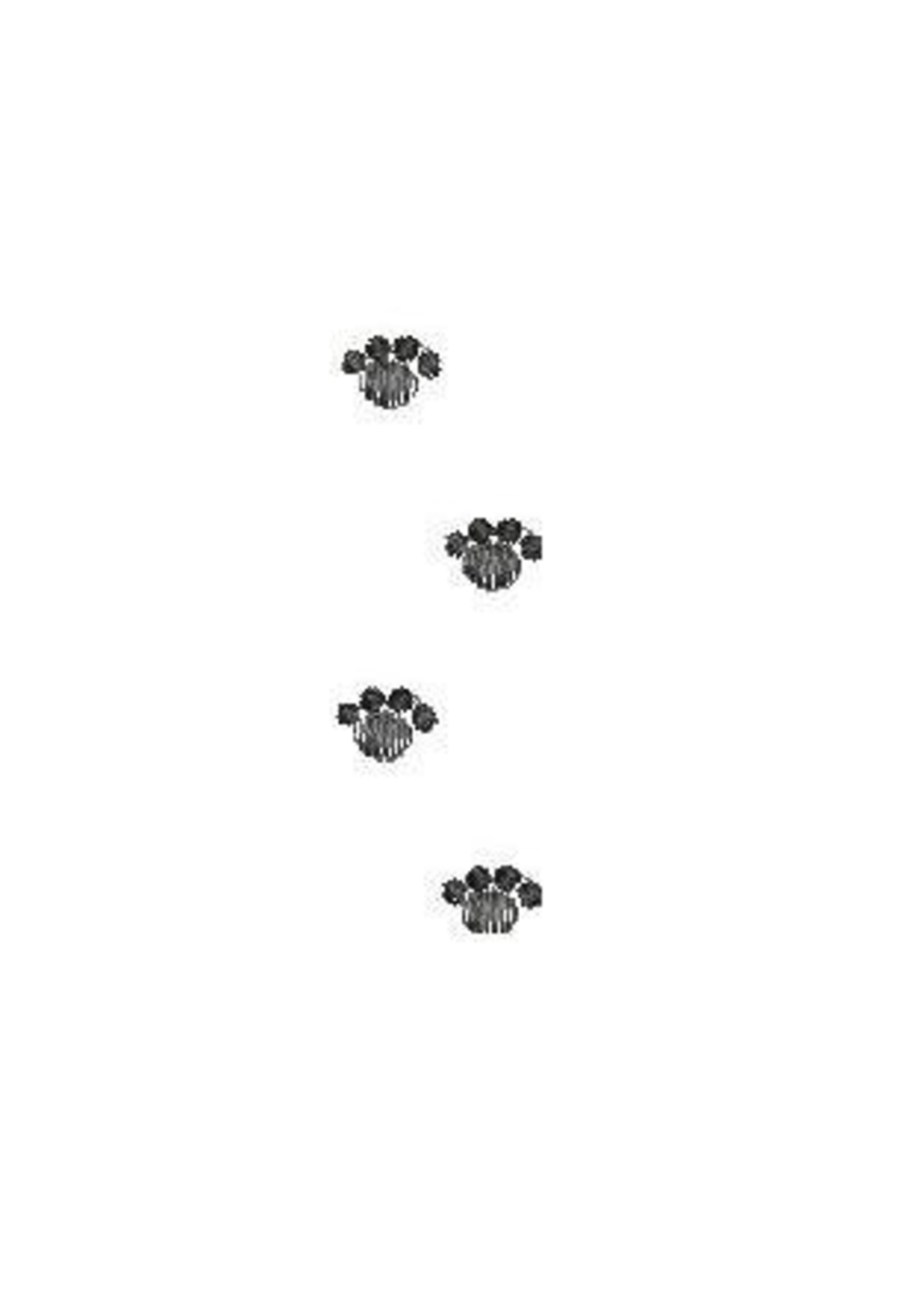 Machine Embroidery Design Cat Dog Paw Border - Etsy