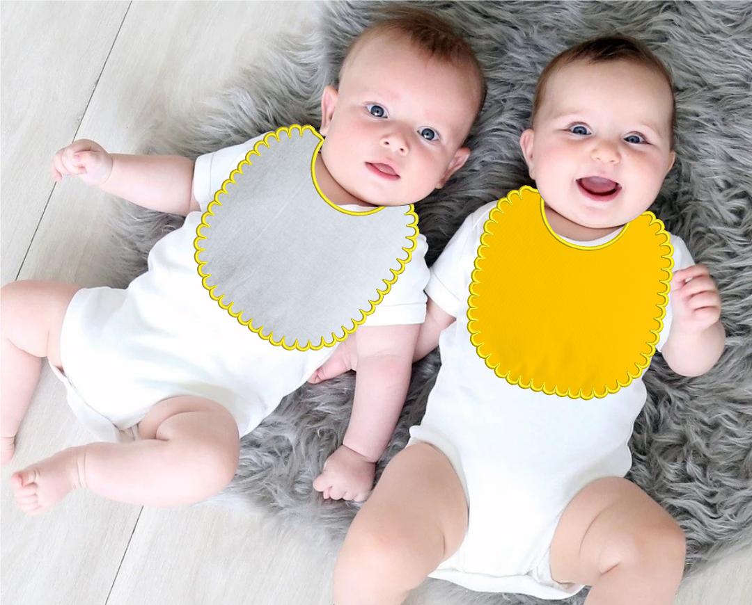 Scallops Baby Bibs Machine Embroidery Designs - Etsy