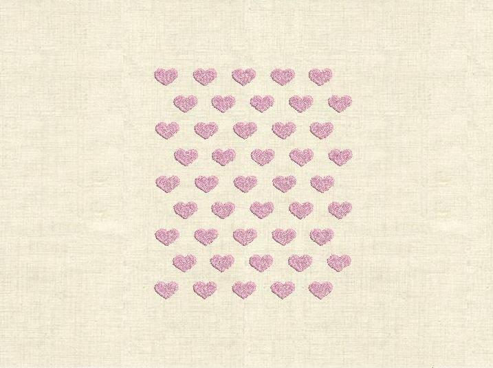 6 Heart Pattern Machine Embroidery Design Heart - Etsy