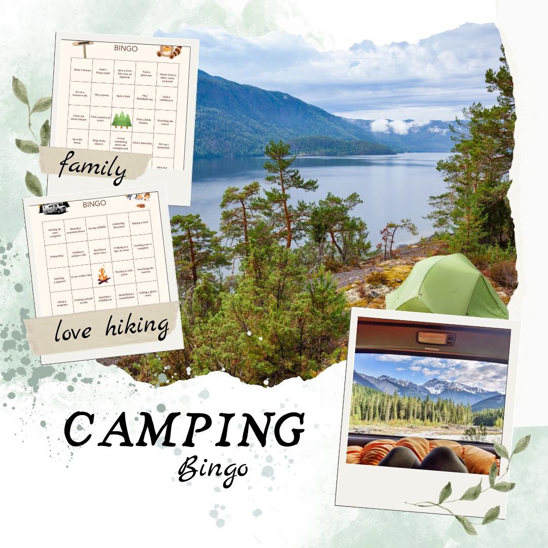 Camping Bingo for Kids | Printable Outdoor Adventure Game | Fun Camping ...