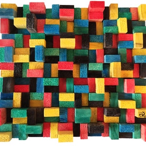 Colored Blocks - Etsy