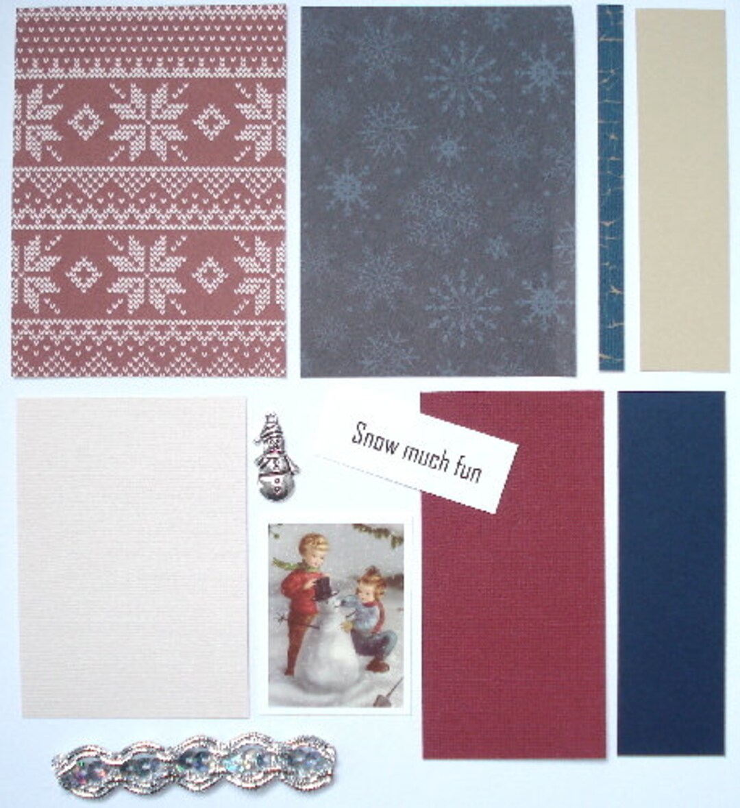 Winter Themed Artist Trading Card Kit of the Month for January 2018 ATC ...