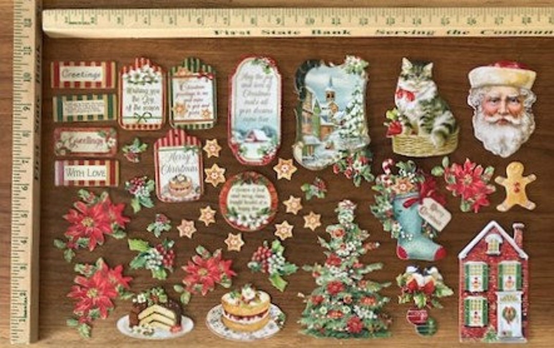 Stamperia Die Cut Chipboard Classic Christmas Lot - 38 Pieces ...