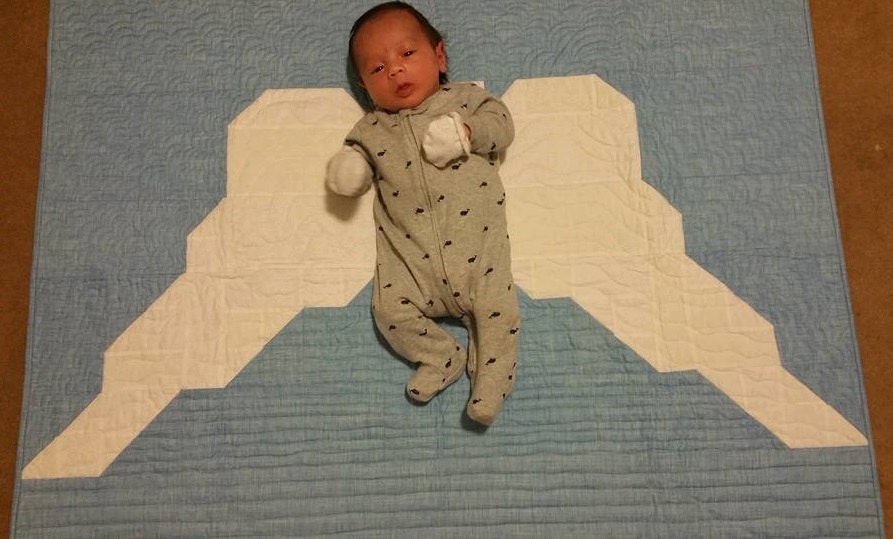 Baby Quilt Pattern Angel Wings Quilt Instructions Baby Shower Gift - Etsy