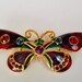 Butterfly Brooch, Joan Rivers Plique a Jour Butterfly, Vintage Joan ...